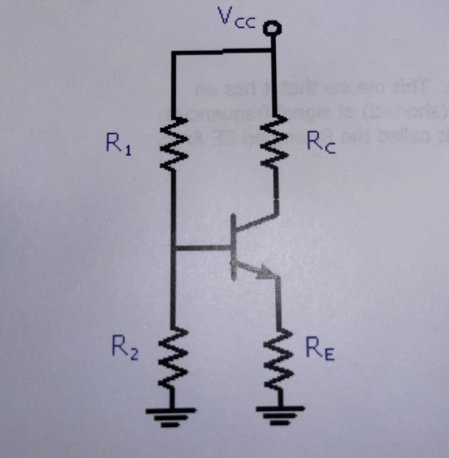 Solved Calculate the Q-pt and Av=vivo for the CE amplifier | Chegg.com