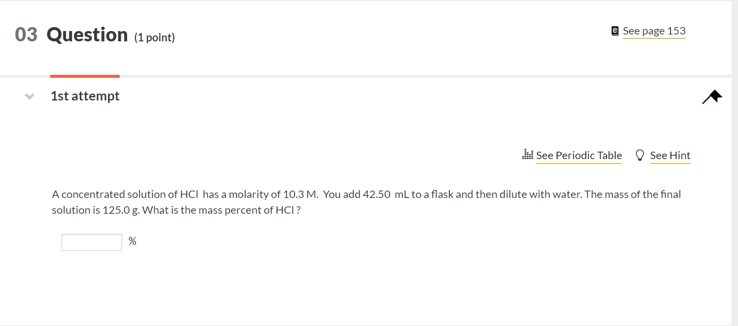Solved Converting Concentration Units (Chemistry) | Chegg.com