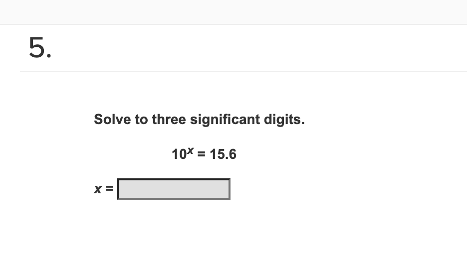 Solved 1. Evaluate x to four significant digits. log x= 1.91 | Chegg.com