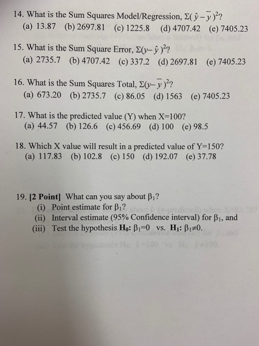 Solved Name PSU# : Stat/Math 415 30 April, 2019 Questions | Chegg.com