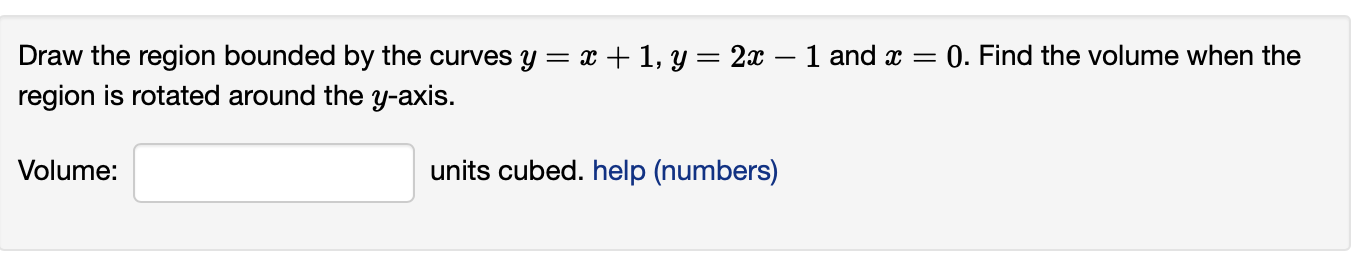 Solved Draw the region bounded by ﻿the curves y=x+1,y=2x-1 | Chegg.com