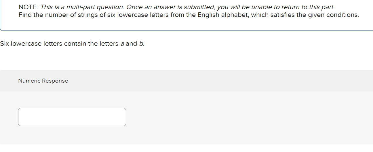 Solved NOTE: This is a multi-part question. Once an answer | Chegg.com