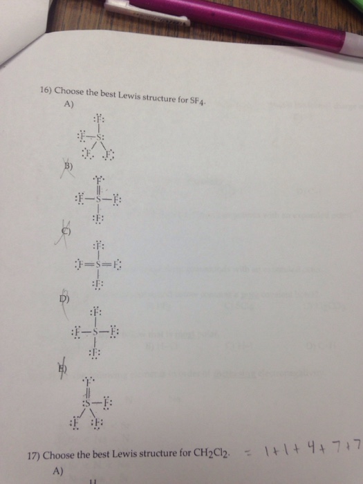 Lewis Structure For Sf4
