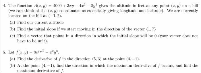 Solved Tangent Planes and Directional Derivatives | Chegg.com