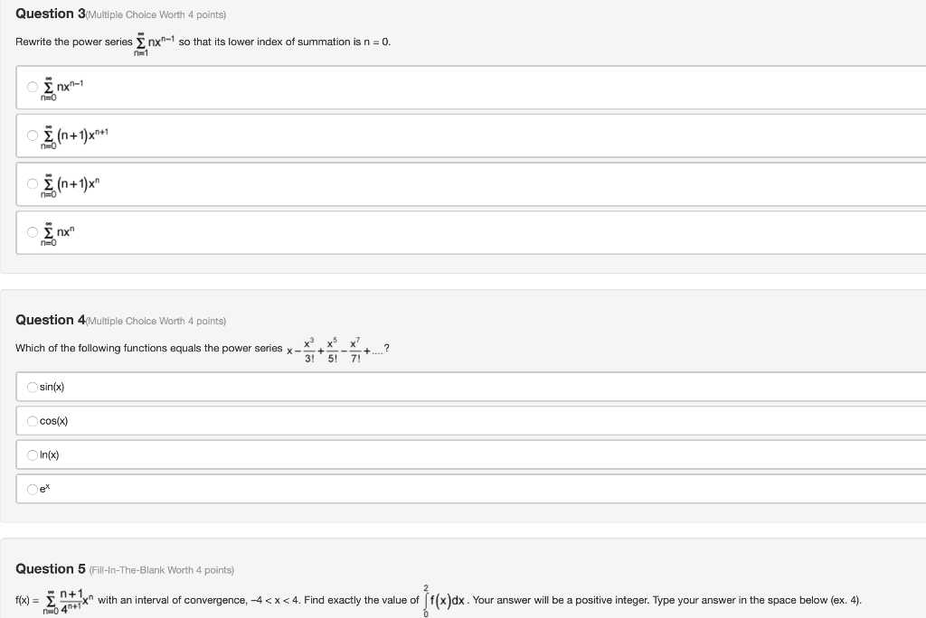 Solved Question 3 Multiple Choice Worth 4 points) Rewrite | Chegg.com