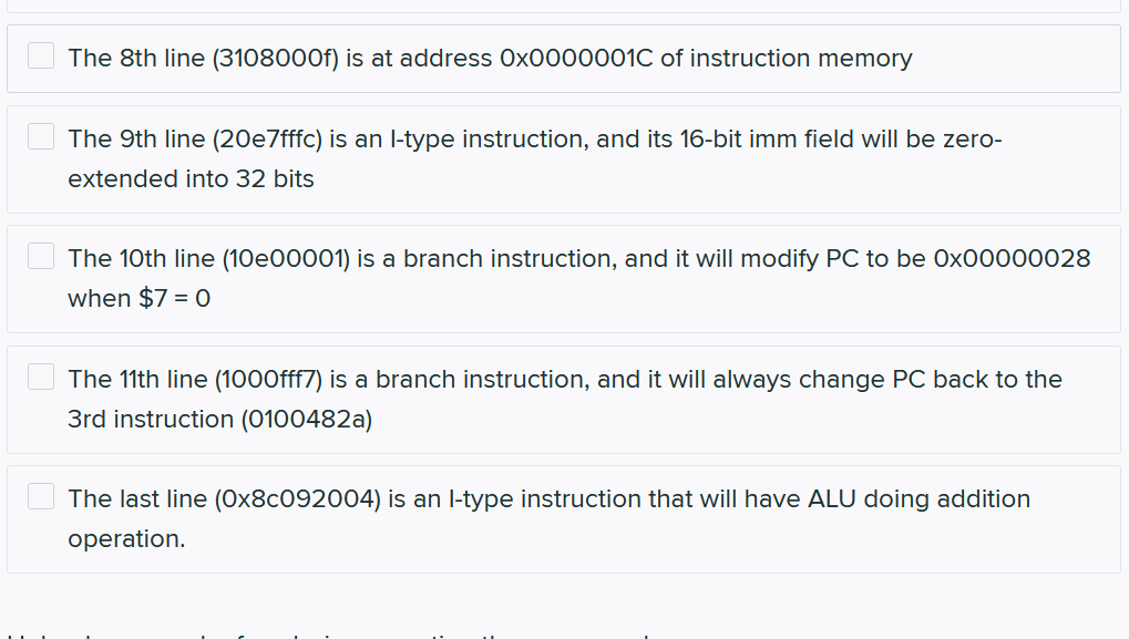 Solved Q1 MIPS machine code analysis 6 Points Analyze the | Chegg.com