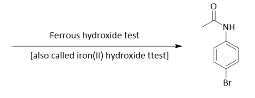 Solved - a ΝΗ Ferrous hydroxide test (also called iron(11) | Chegg.com