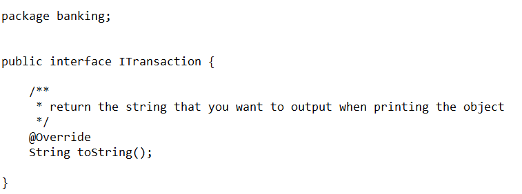 Solved Banking application specifications This application | Chegg.com