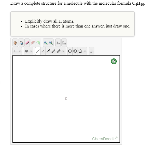 Solved Draw a complete structure for a molecule with the | Chegg.com