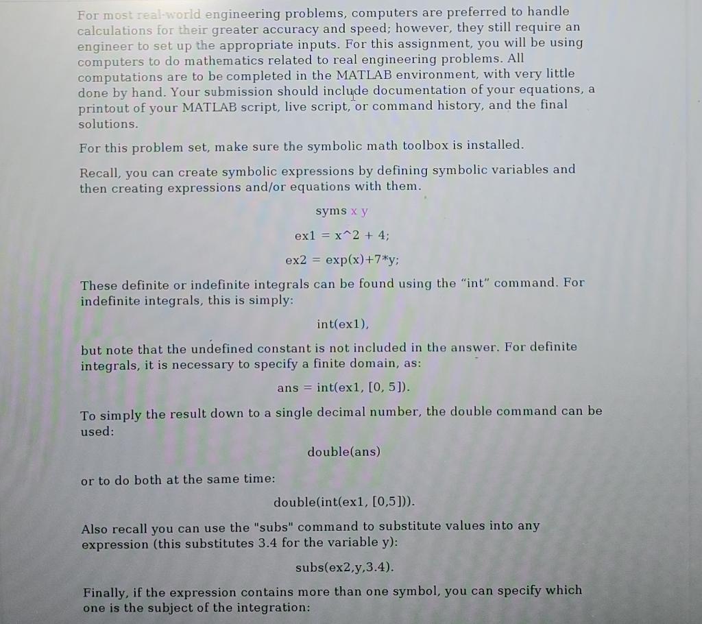 Solved For most real-world engineering problems, computers | Chegg.com