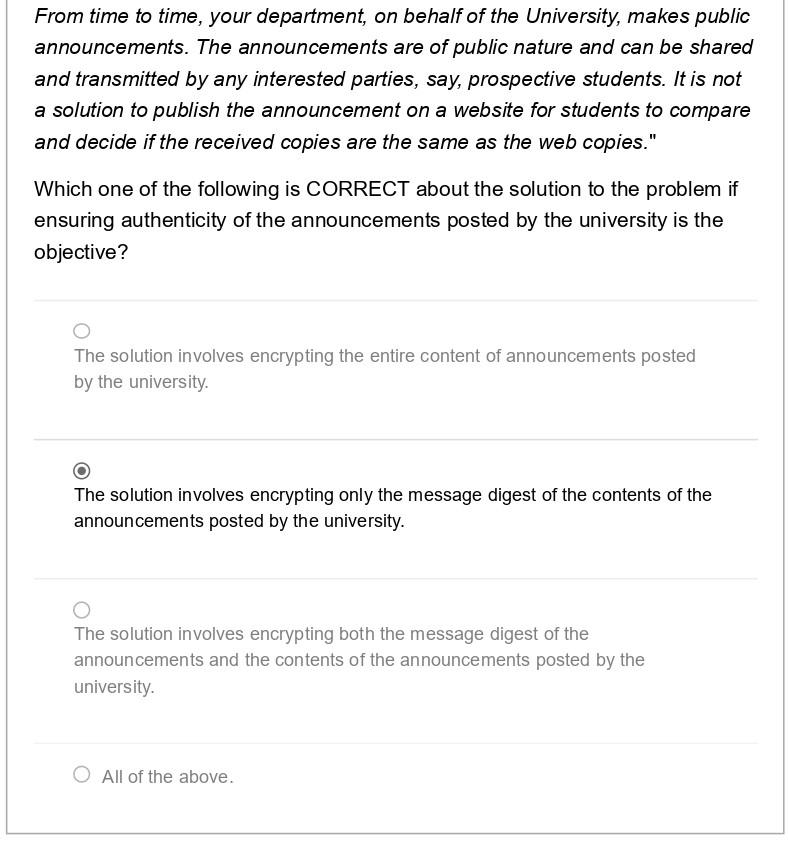 Solved Below is an excerpt of the scenario presented in | Chegg.com