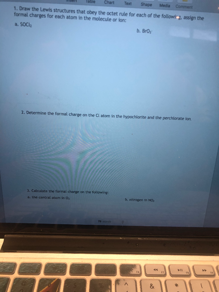 Solved liselt Table Chart Text Shape Media Comment 1. Draw | Chegg.com