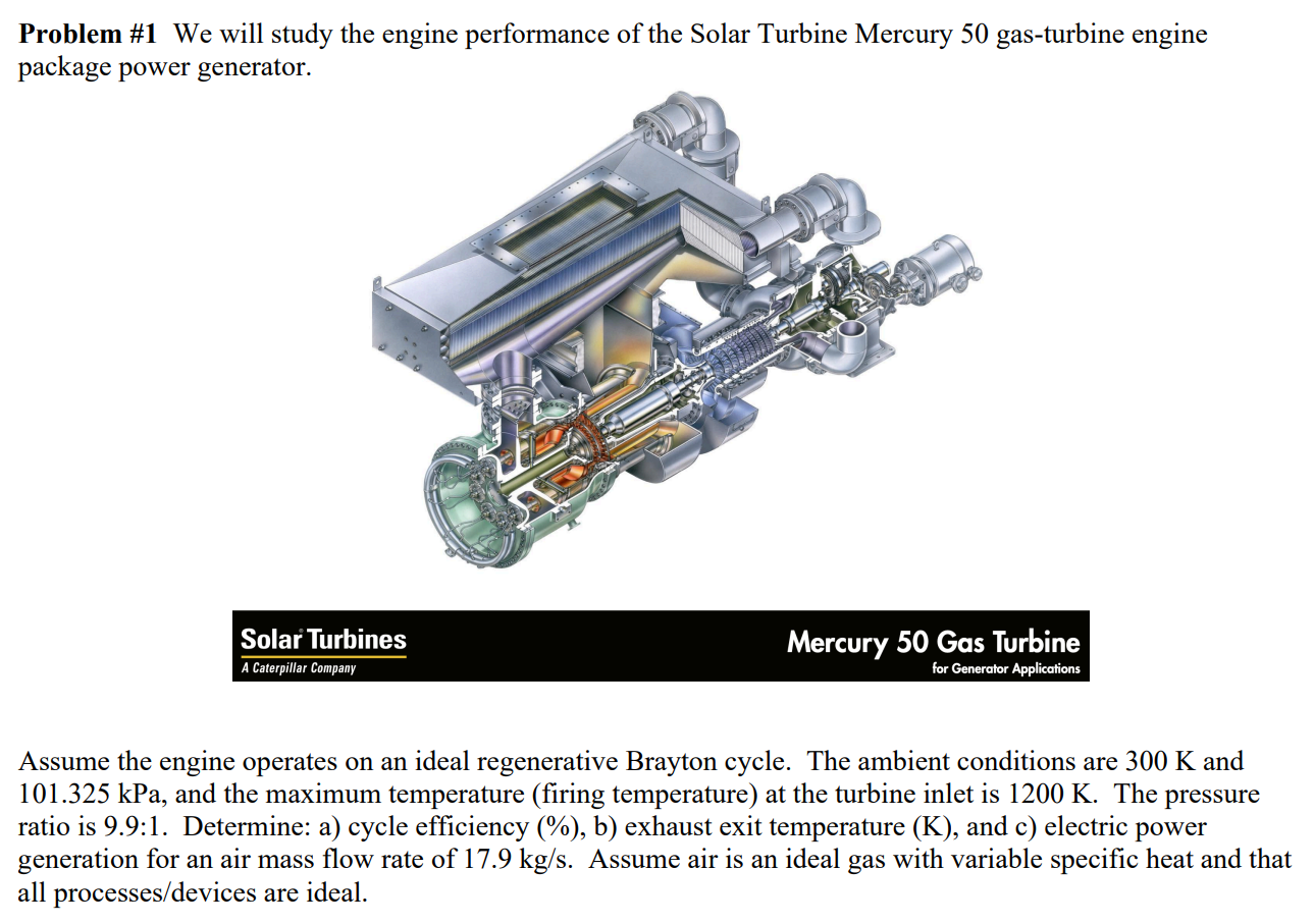 Solved Assume the engine operates on an ideal regenerative | Chegg.com