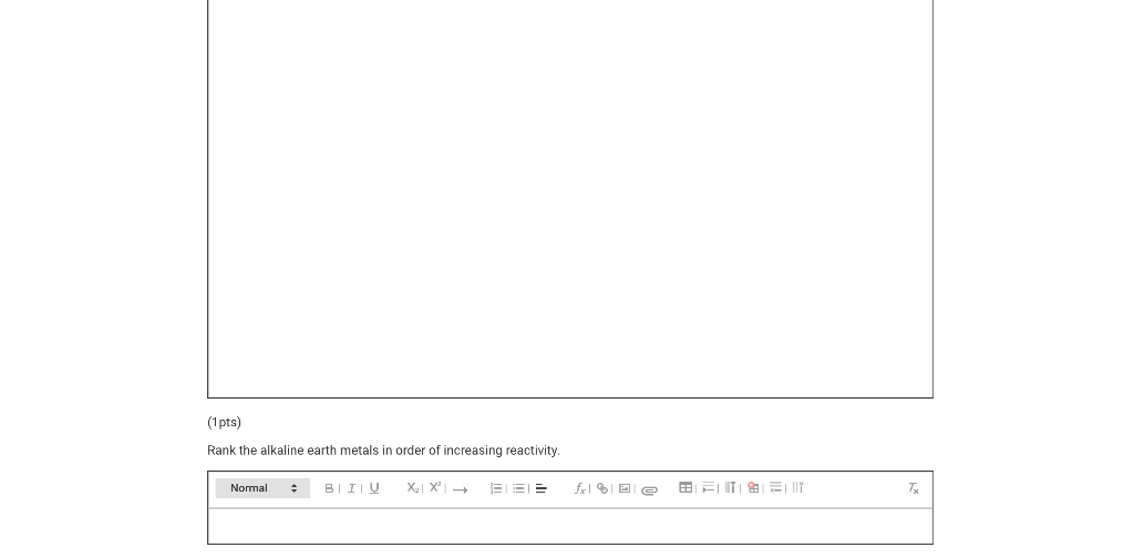 Solved (6pts) Part II. Solubilities of Alkaline Earth Salts | Chegg.com