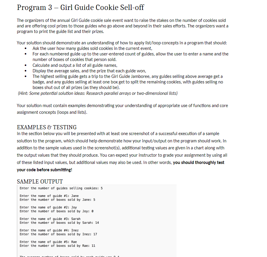 Solved Design and write a program that accepts the number of | Chegg.com