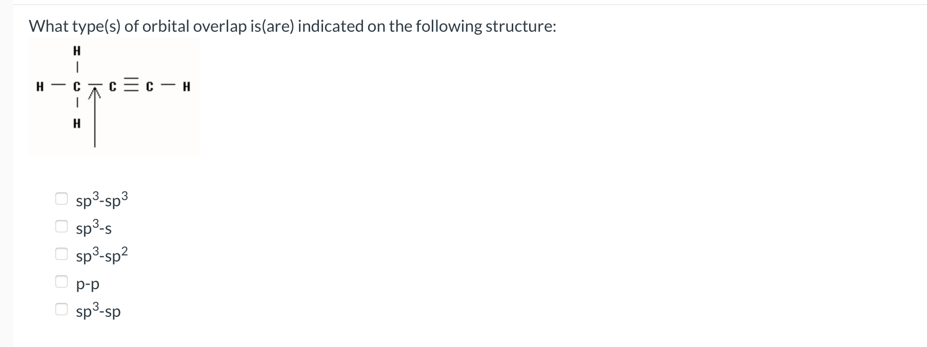 Solved What type(s) of orbital overlap is(are) indicated on | Chegg.com