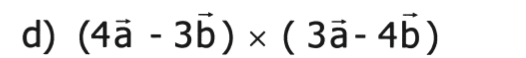 Solved Please use the 6 cross product theorems to solve the | Chegg.com