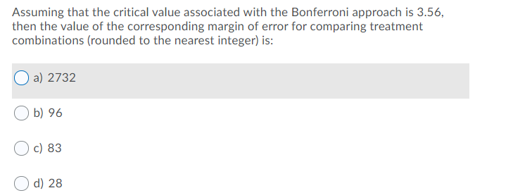 Using the Bonferroni method, a family confidence | Chegg.com