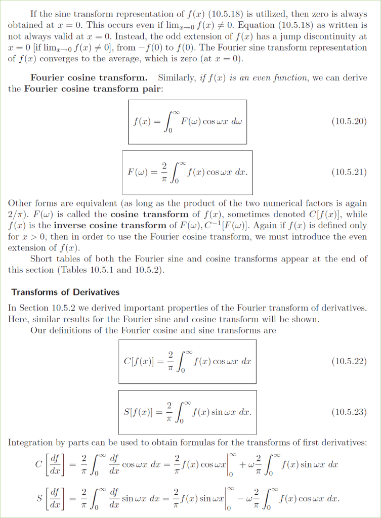Solved 4) Use Fourier cosine transforms to solve the problem | Chegg.com