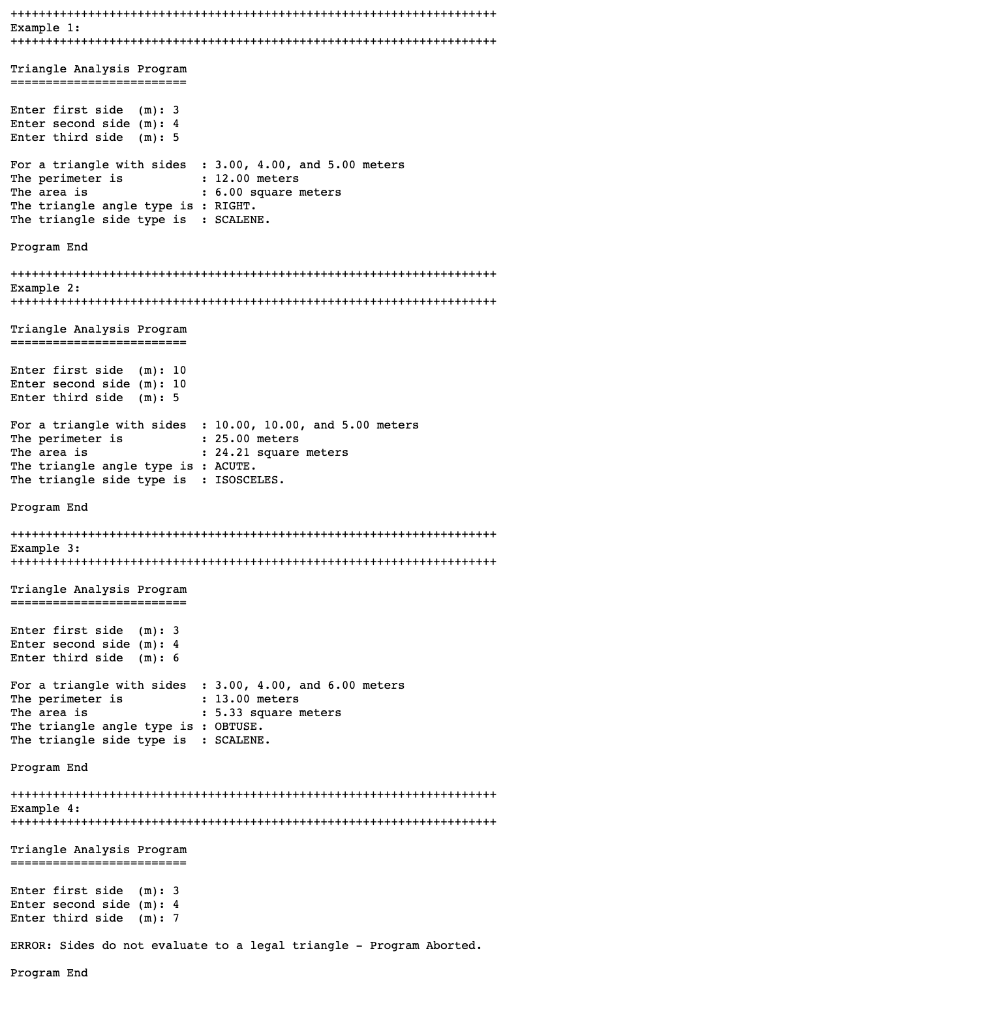 Solved ASSIGNMENT SPECIFICATIONS - The program assigned will | Chegg.com