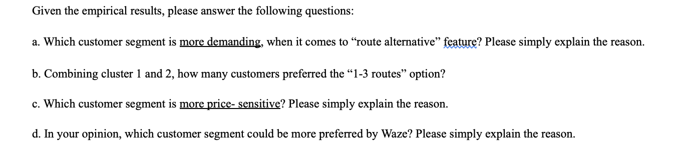 Solved II. Customer Segmentation \& Profiling (17 points) | Chegg.com