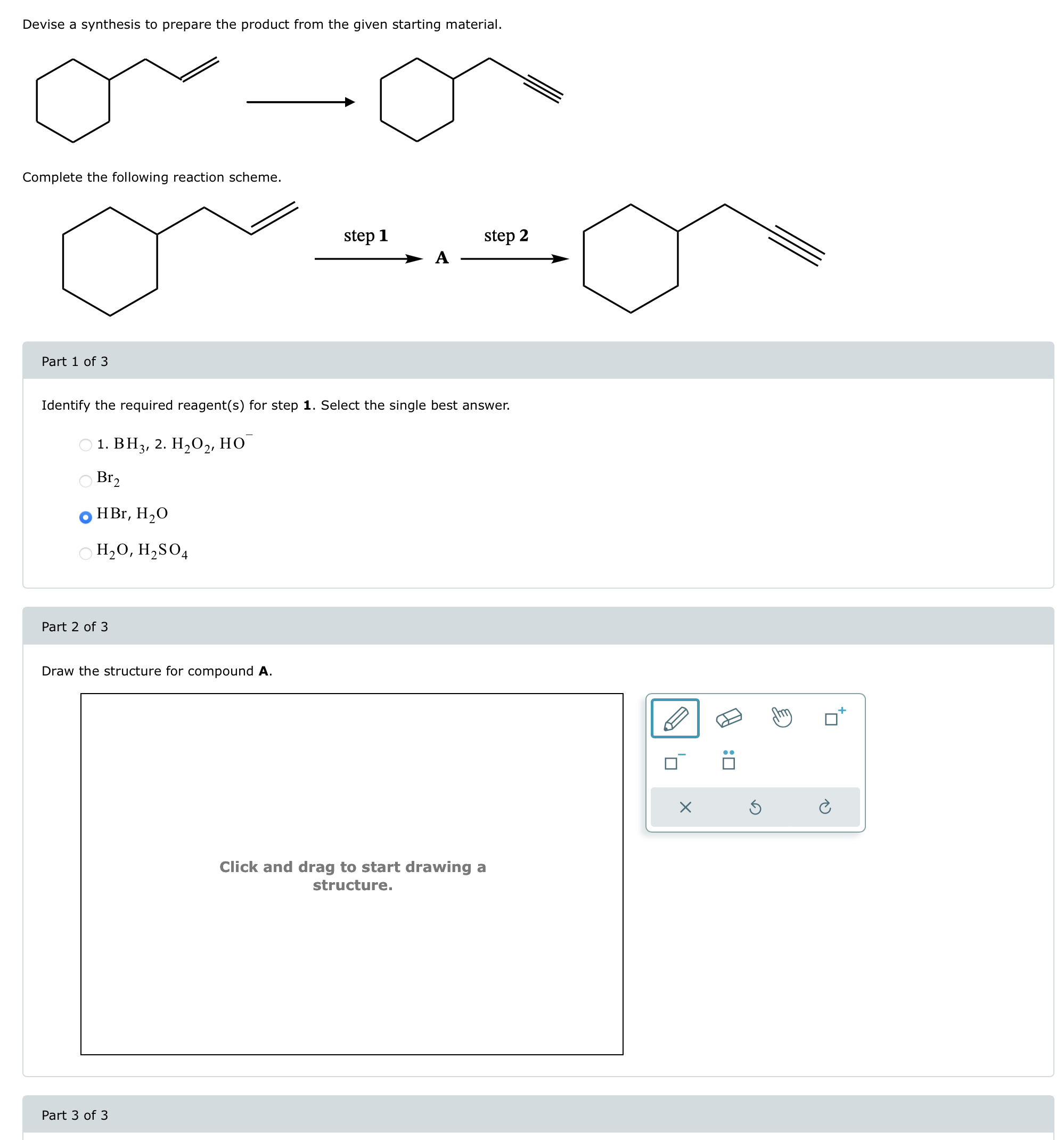 Solved Devise a synthesis to prepare the product from the | Chegg.com