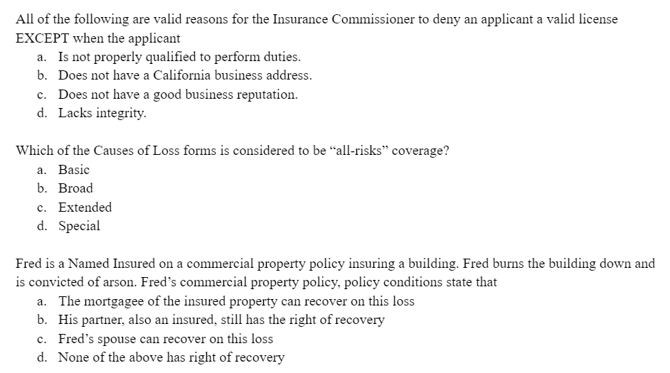 Solved All of the following are valid reasons for the | Chegg.com