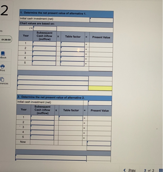 Solved Problem 24-4A Computing net present value of | Chegg.com