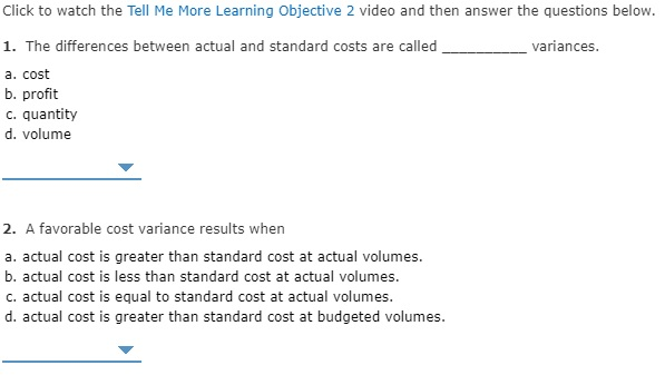 Solved Click to watch the Tell Me More Learning Objective 2 | Chegg.com