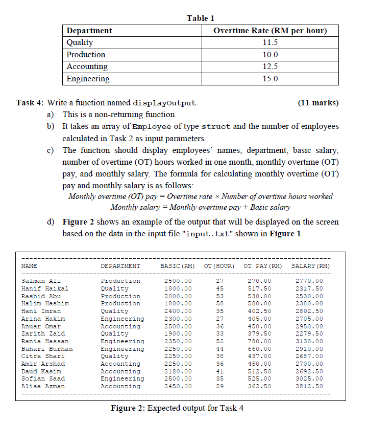 Solved Write A Complete C Program The Program Uses 4504