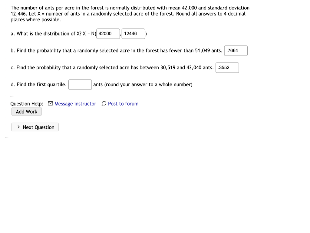 Solved For A Standard Normal Distribution Find P 1 48