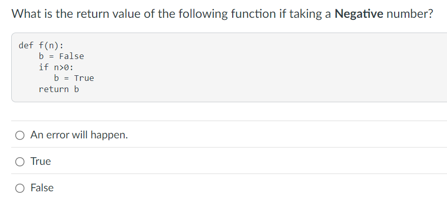 Solved What is the return value of the following function if | Chegg.com