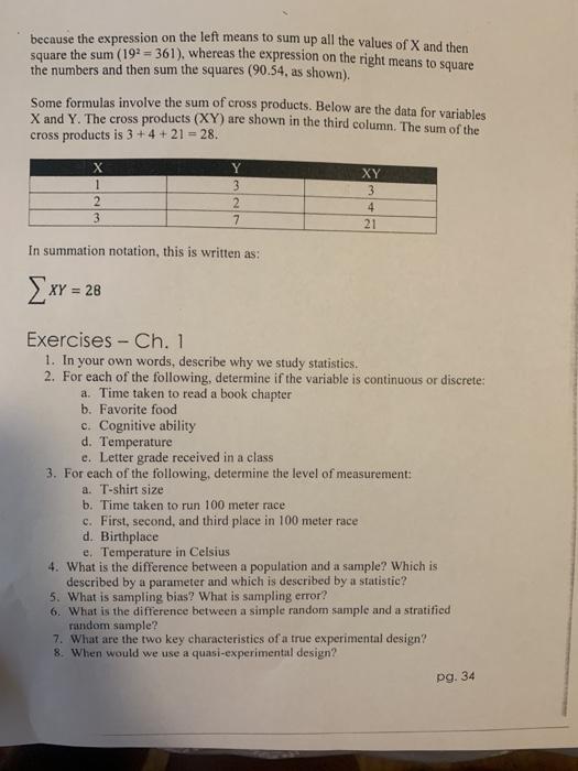 Solved 9. Use the following dataset for the computations | Chegg.com