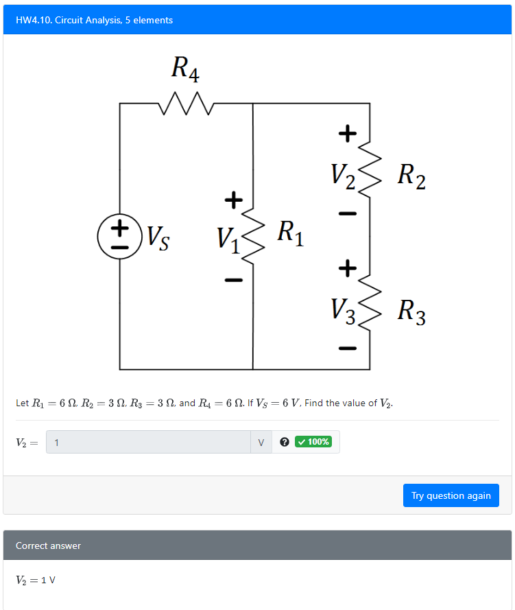 Solved HW4.10. Circuit Analysis, 5 elements R4 V23R2 - Vs VS | Chegg.com