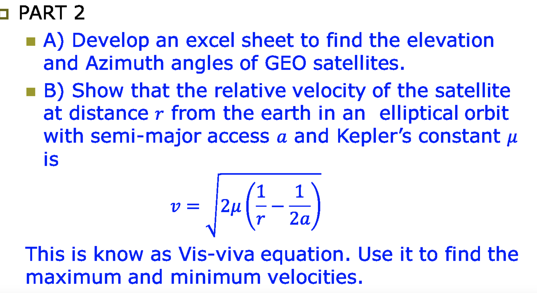 Solved A) Develop an excel sheet to find the elevation and | Chegg.com