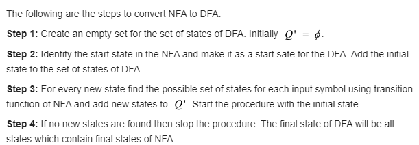 Solved Write the formal 5-tuple definition for the NFA below | Chegg.com