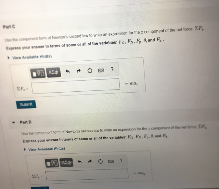 Solved When solving problems involving forces and Newton's | Chegg.com