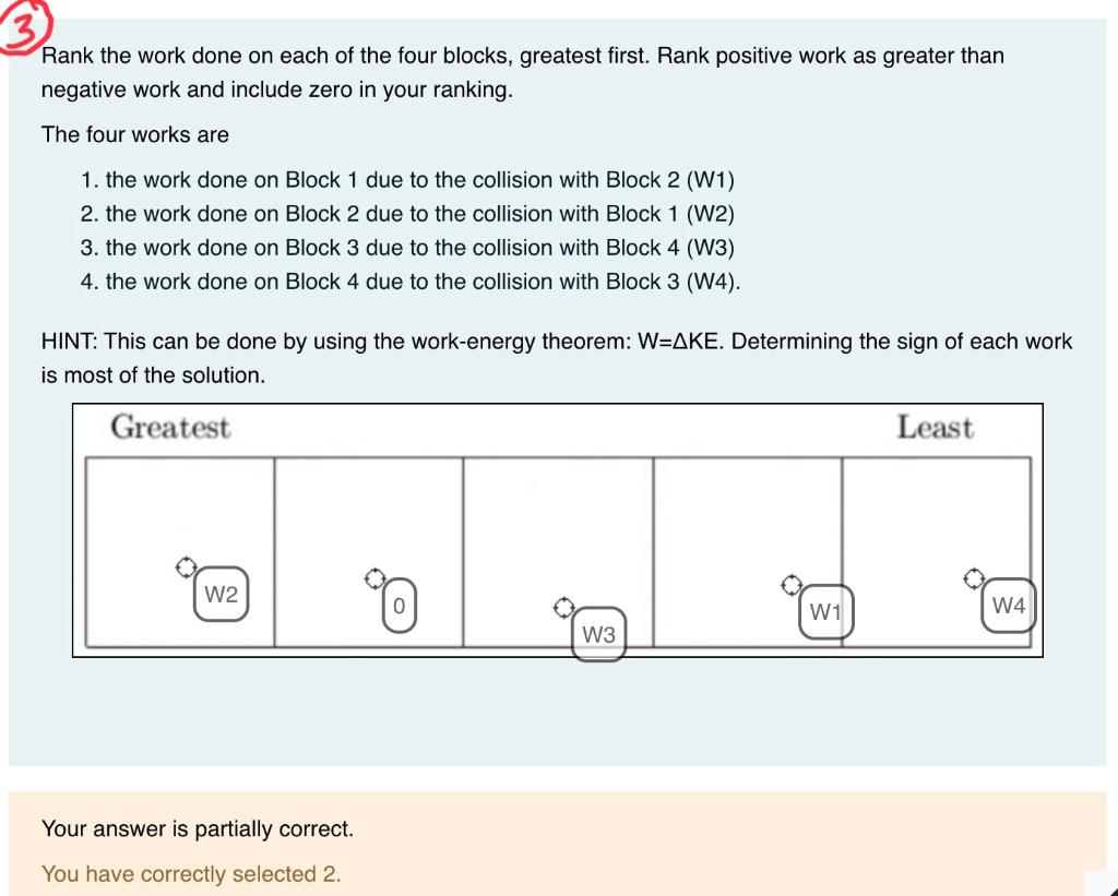 A block collides with another block in two different | Chegg.com