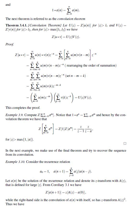 Solved This is Difference Equation (Convolution)I need | Chegg.com