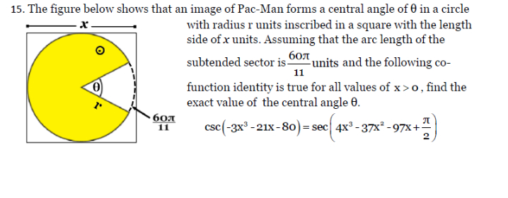 Solved The figure below shows that an image of Pac-Man forms | Chegg.com