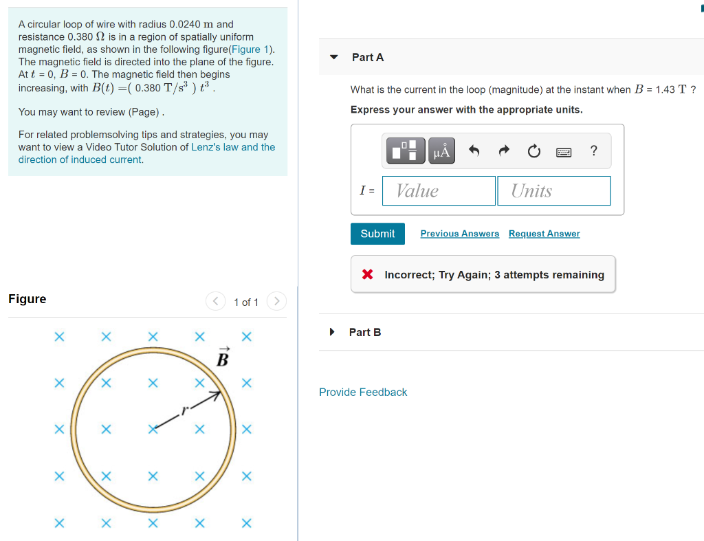 Solved A circular loop of wire with radius 0.0240 m and | Chegg.com