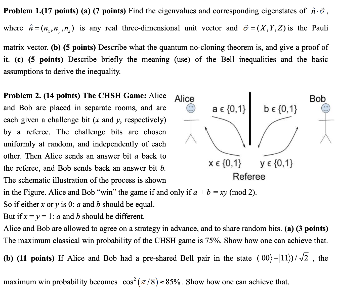 Solved Problem 1.(17 points) (a) (7 points) Find the | Chegg.com