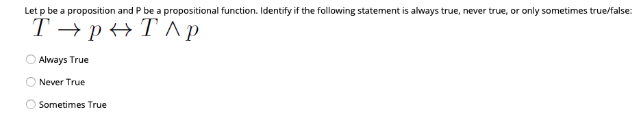 Solved Let p be a proposition and P be a propositional | Chegg.com