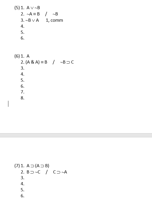 Solved Provide a proof for each argument. The empty lines | Chegg.com