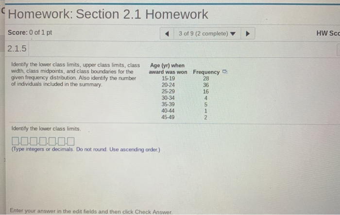 Solved Homework Section 2 1 Homework Score 0 Of 1 Pt 3 Of