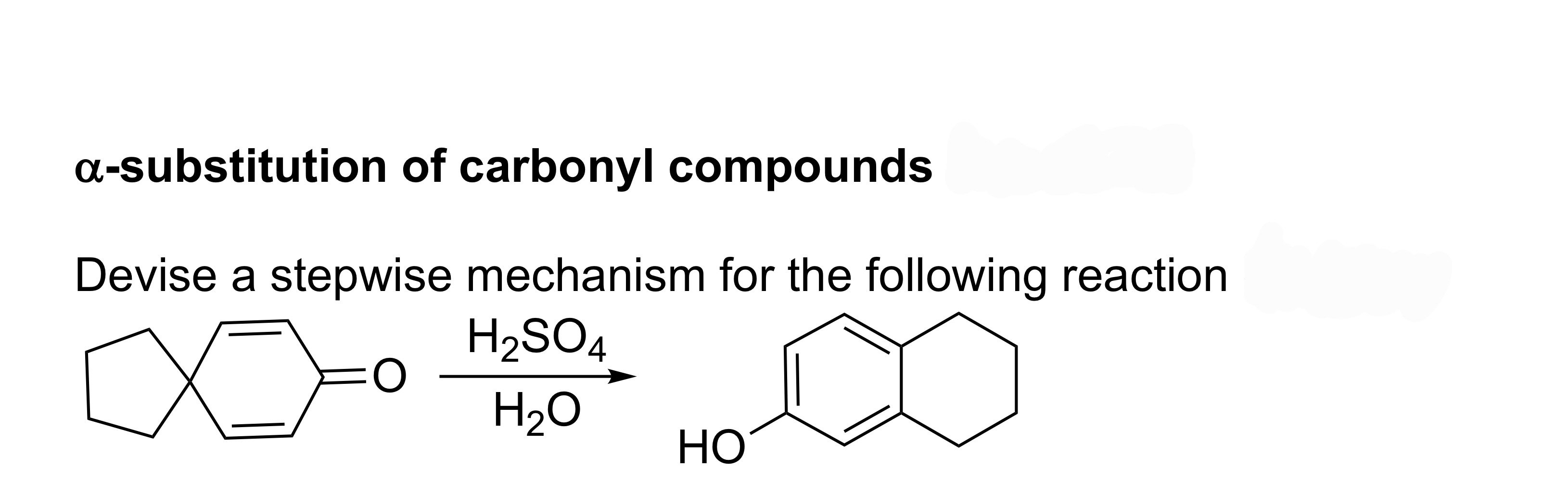 Solved α-substitution of carbonyl compounds Devise a | Chegg.com