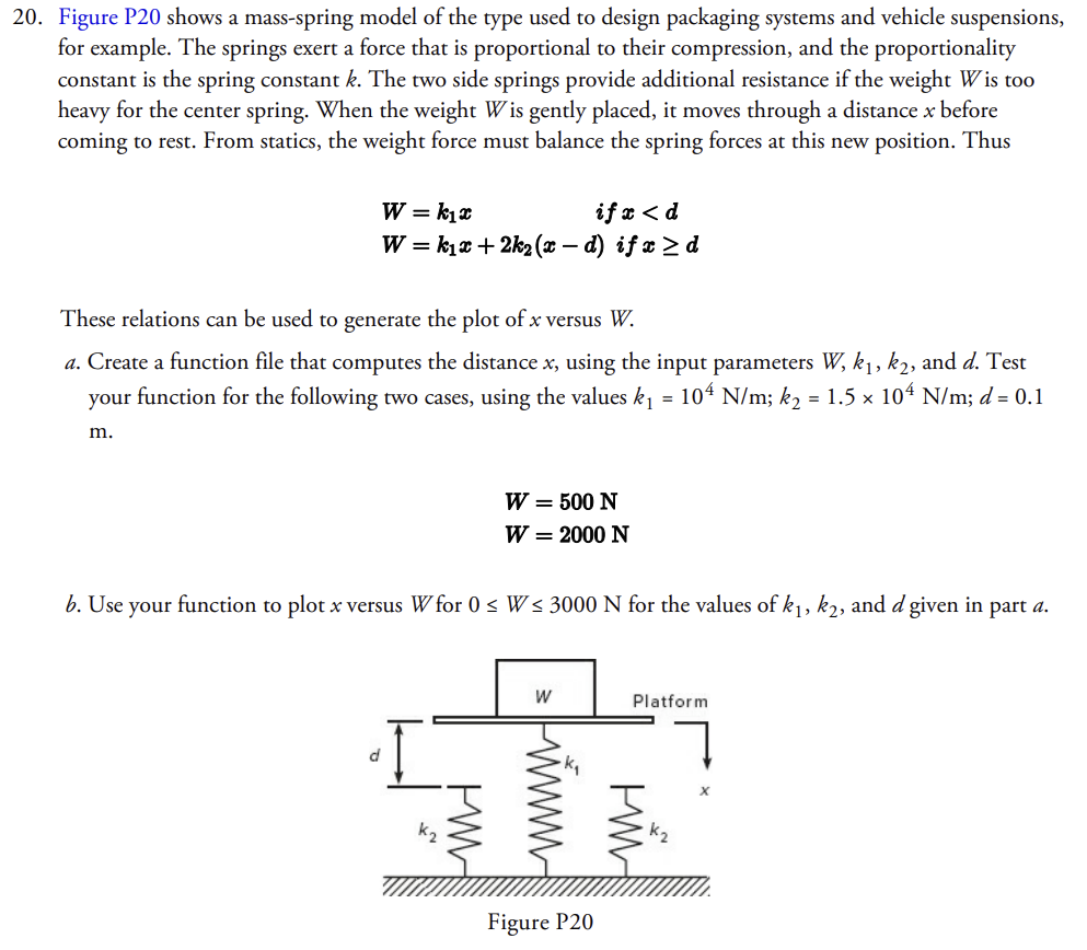 Solved Can you please use a function in MATLAB derive the | Chegg.com