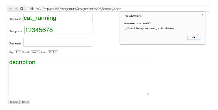 Solved 3. ( 30 points) Create a webpage having a form that | Chegg.com