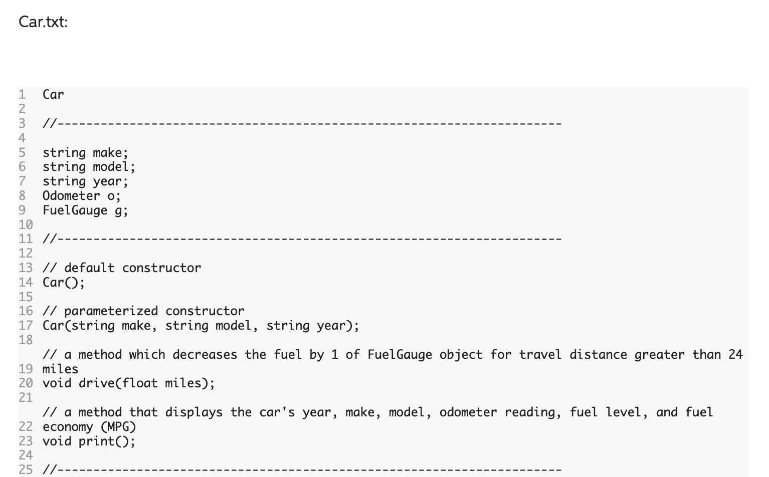 Fastest car around Lake Tahoe v1.0 Create a | Chegg.com