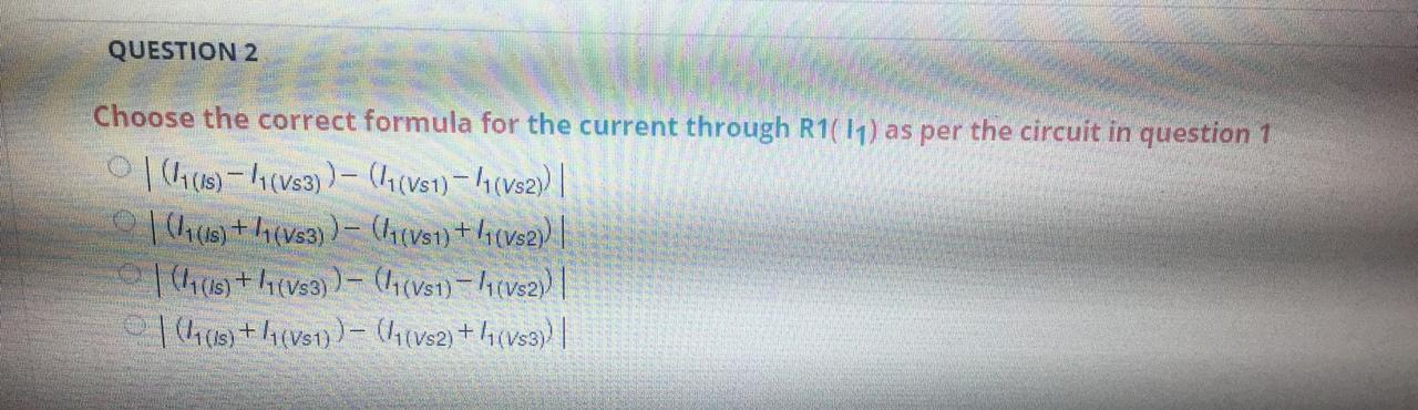 Solved Question 3 Analyzing A Circuit Using Superposition
